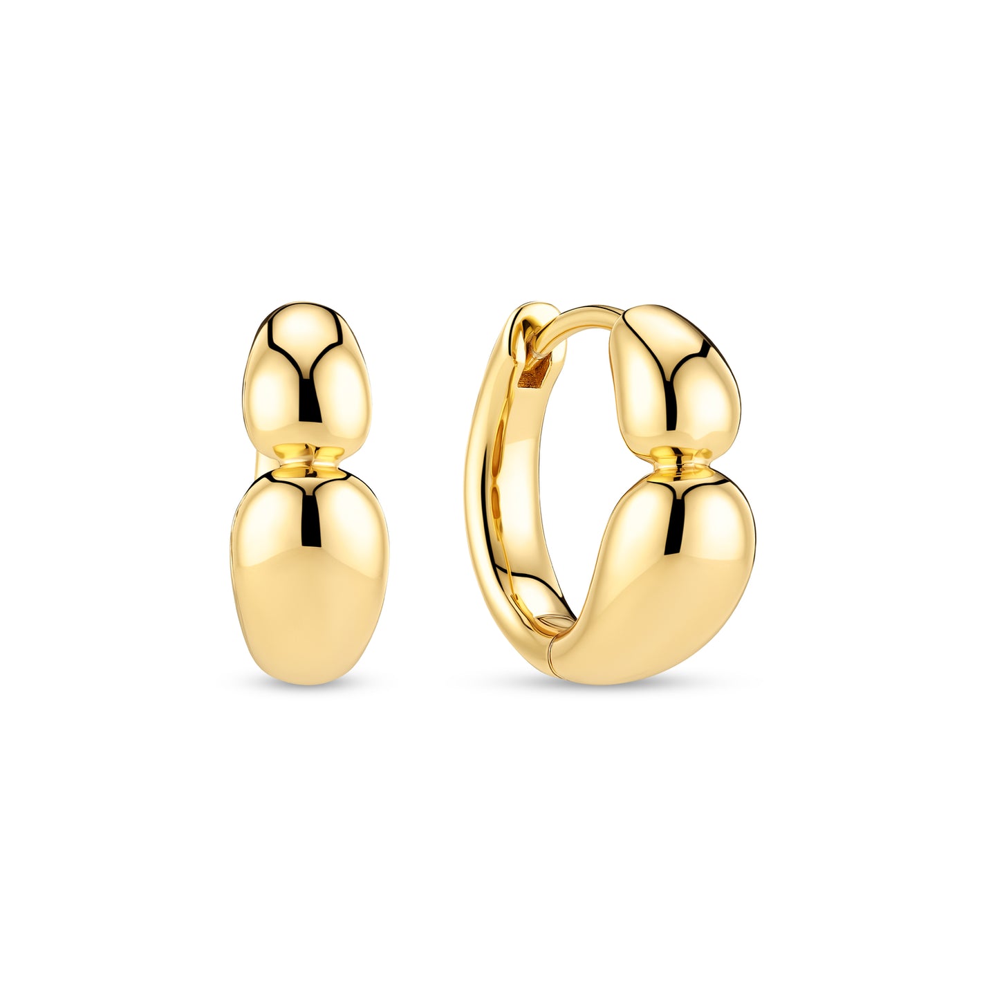Earrings Goccia Creolo Piccolo Pianura – Sif Jakobs Jewellery
