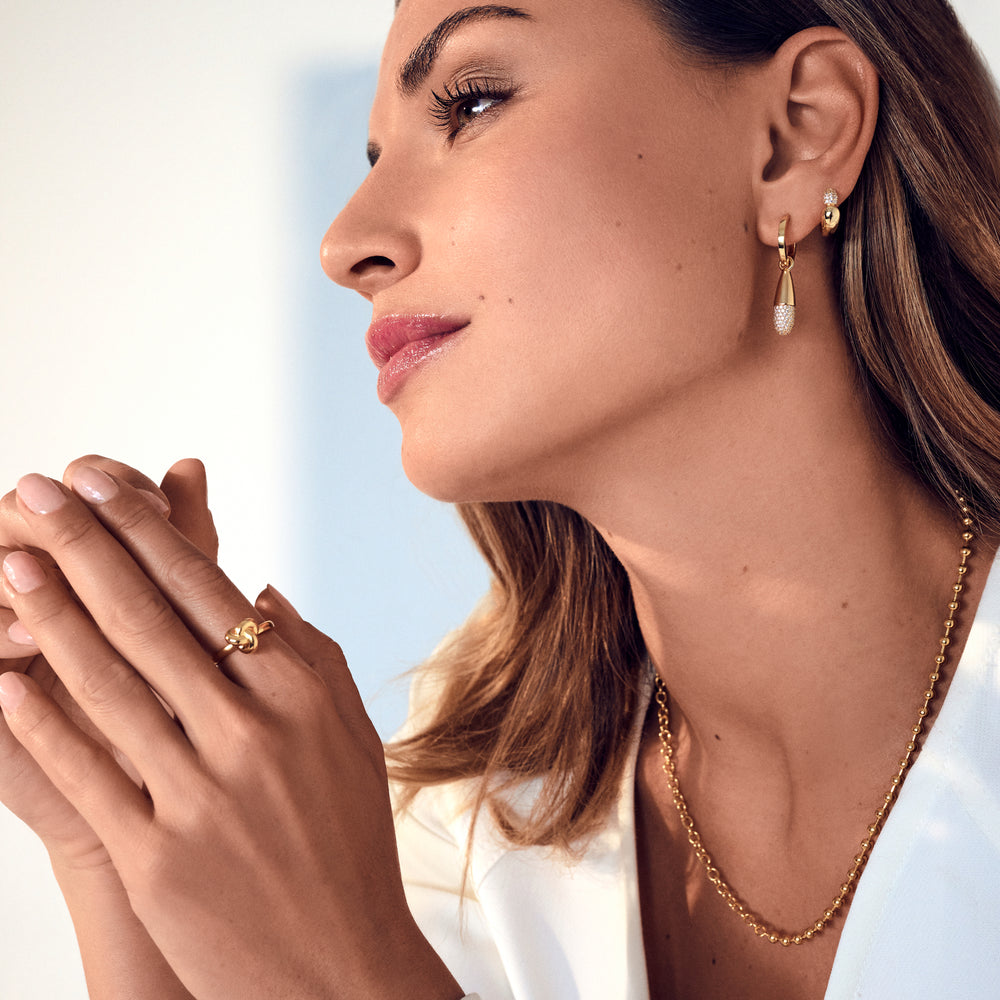 Earrings Goccia Creolo Piccolo – Sif Jakobs Jewellery